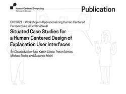 Paper accepted at the ACM CHI 2021 Workshop on Operationalizing Human ...